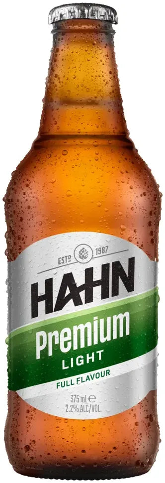 Hahn Premium Light Bottles 375ml | Bottle Stop