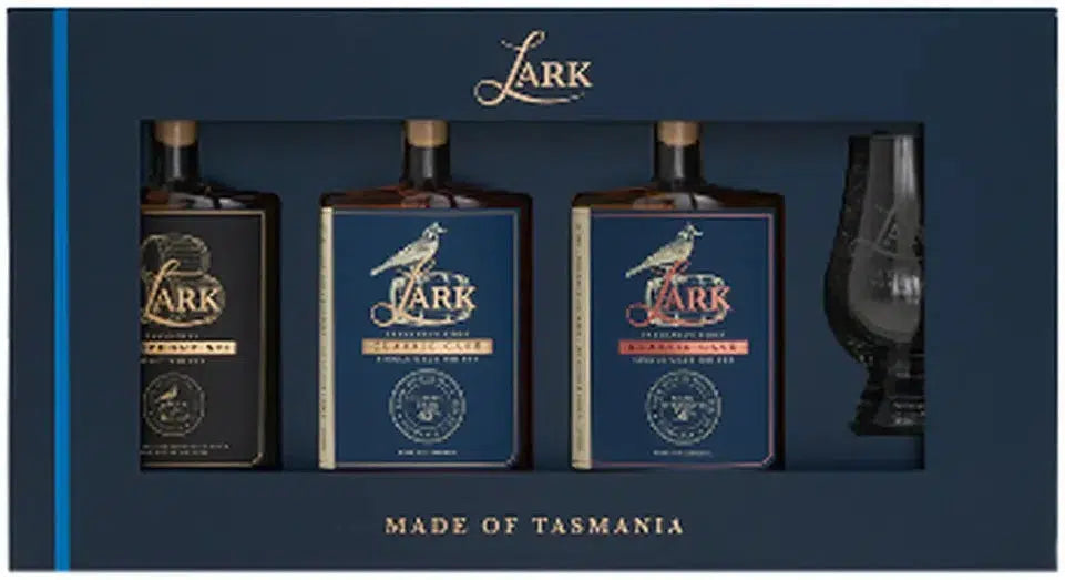 Lark Distillery Classic Flight Gift Pack With Glencairn 3X100ml ...