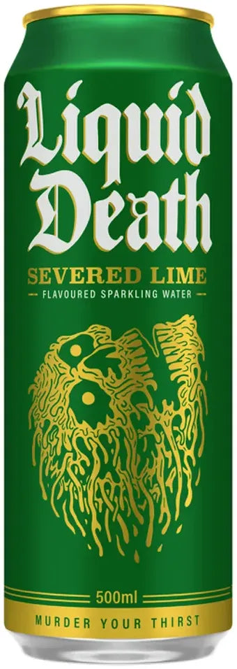 Liquid Death Sparkling Water, Severed Lime 500ml | Bottle Stop
